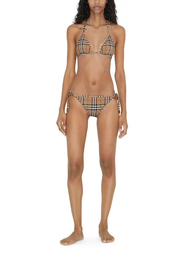 Burberry Vintage Plaid Twopiece Swimsuit
