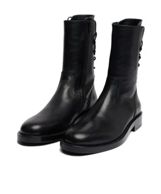 ANN DEMEULEMEESTER Laceup Ankle Boots