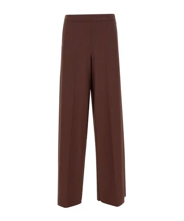 Marella High-waisted Wide-leg Casual Trousers