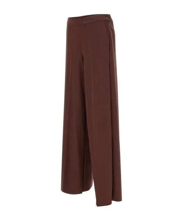 Marella High-waisted Wide-leg Casual Trousers