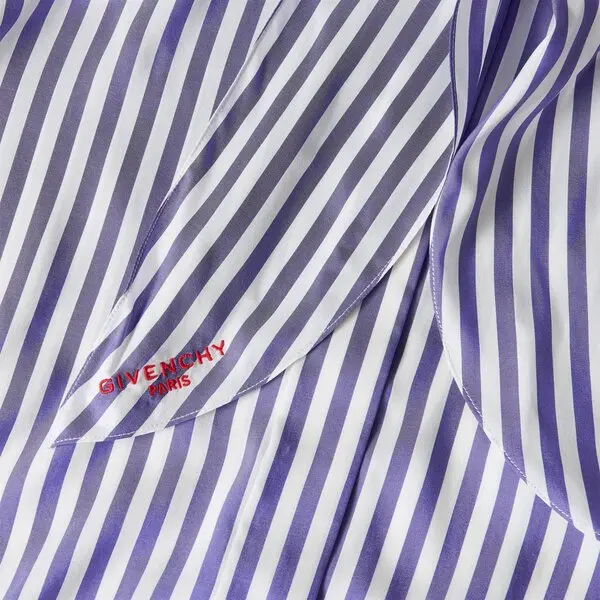 Givenchy Striped Shirt With Tie Detail