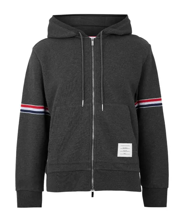 Thom Browne Fullzip Hooded Sweatshirt