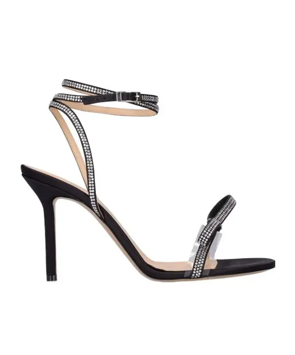 MACHMACH Stiletto Sandals With Ankle Strap