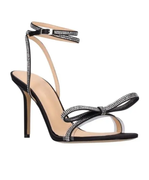 MACHMACH Stiletto Sandals With Ankle Strap
