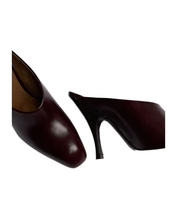 Khaite Closed-toe Mules With Spool Heel