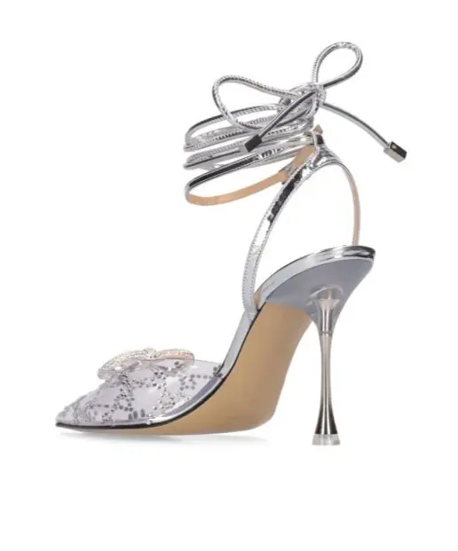 MACHMACH Heeled Sandals With Stiletto Heel And Ankle Strap