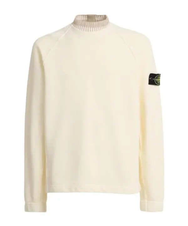 Stone Island Crewneck Long Sleeve Knit Sweater - No
