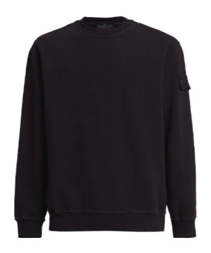 Stone Island Classic Crewneck Knit Sweater - Black