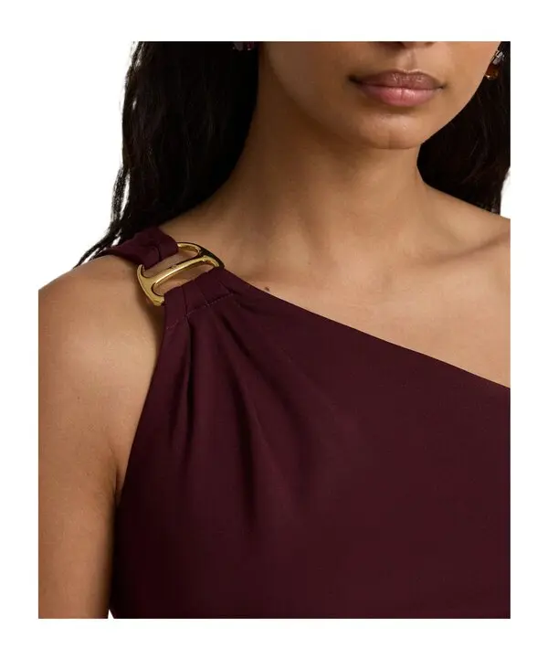 Ralph Lauren One-shoulder Gown