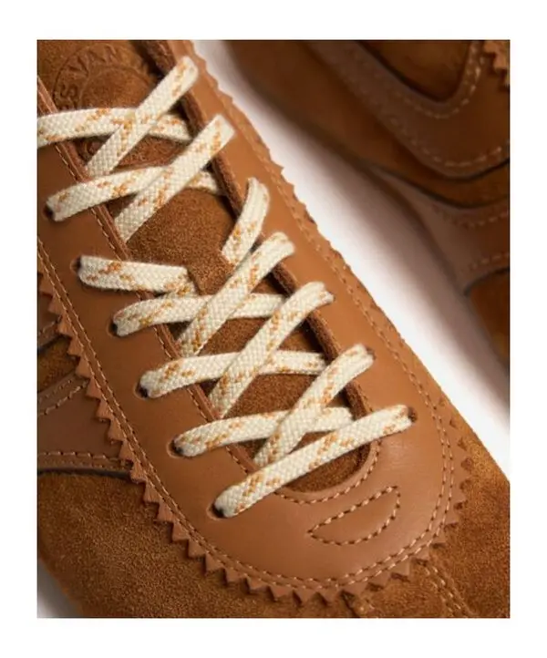 Dries Van Noten Suede Lace-up Sneakers - Brown