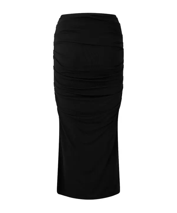 Cult Gaia Solid Color Midi Skirt
