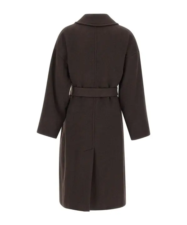 Marella Saggio Belted Double-breasted Coat