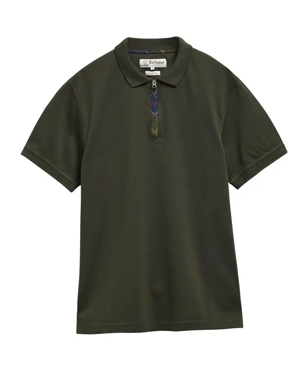 Barbour Texturedknit Polo Shirt - Black