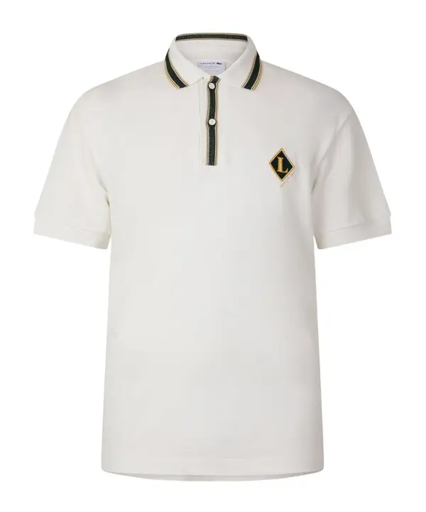 Lacoste Solid Color Polo Shirt - White