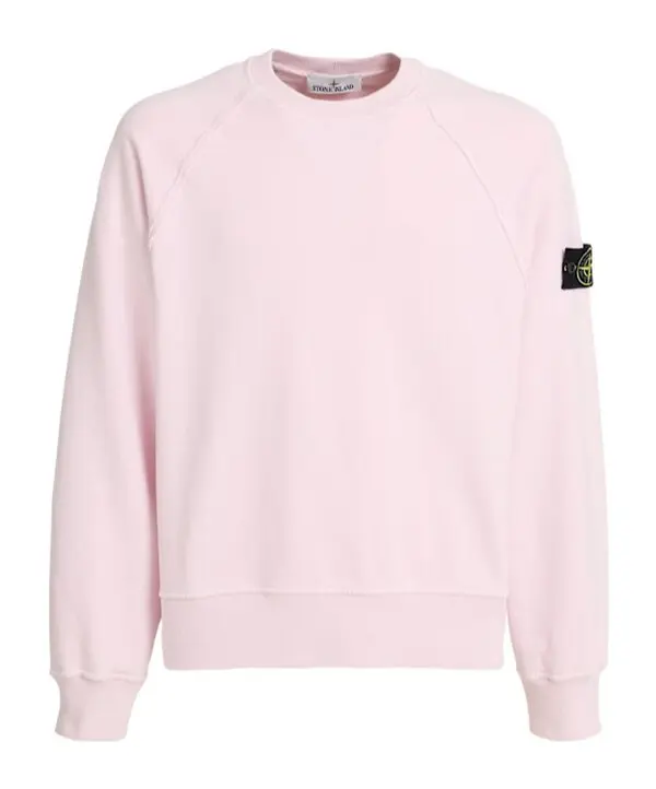 Stone Island Crewneck Longsleeve Knit Sweater - Pink