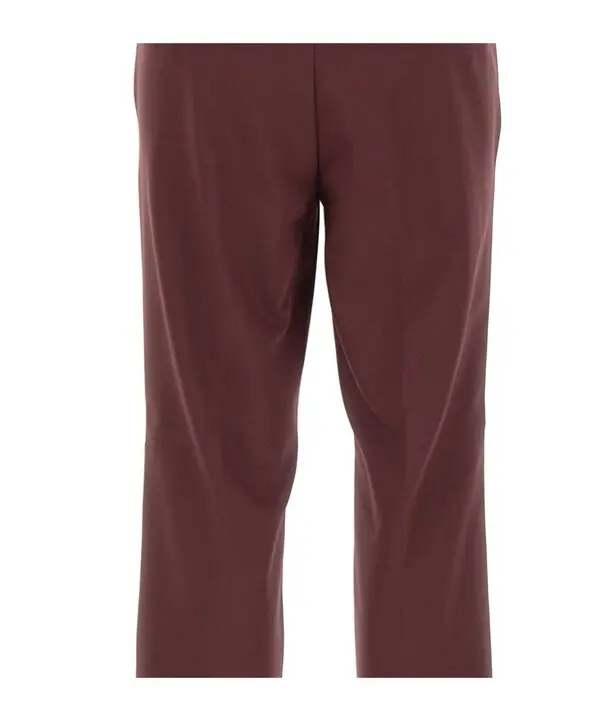 Marella Tailored Straight-leg Pants With Side Slits