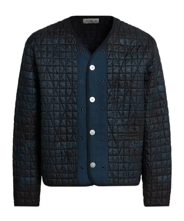 Stone Island Turtleneck Frontzip Knit Sweater