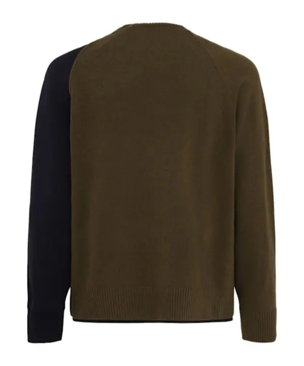 Sacai Crewneck Longsleeve Colorblock Knit Sweater