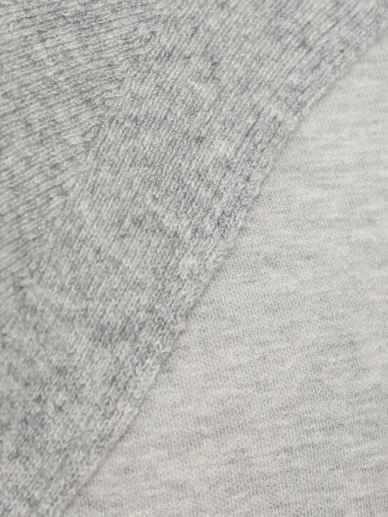 Sacai Crewneck Long Sleeve Colorblock Top