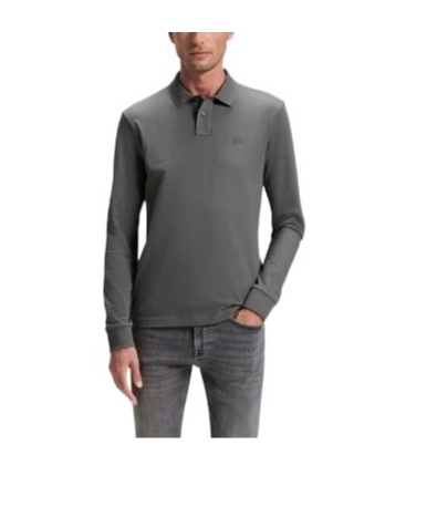 Hugo Boss Slim-fit Long-sleeve Polo Shirt