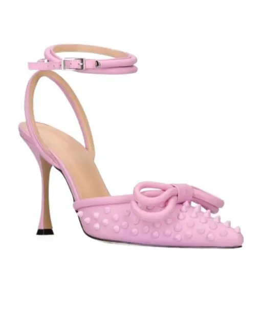 MACHMACH Stiletto Heel Sandals With Ankle Strap