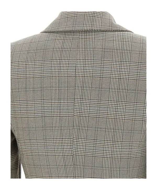 KAOS Slim-fit Plaid Blazer