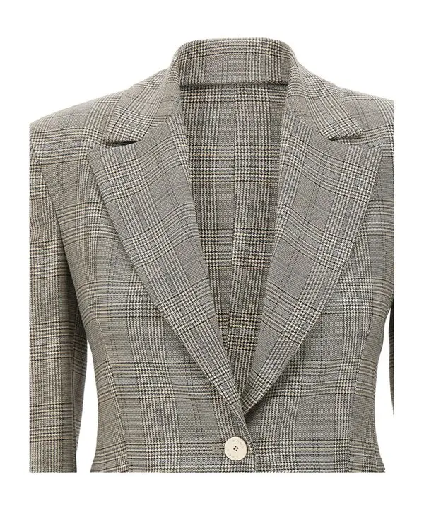 KAOS Slim-fit Plaid Blazer