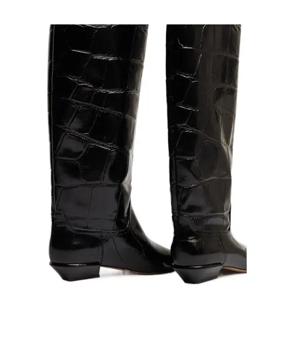 Paris Texas Low Heel Knee-high Boots
