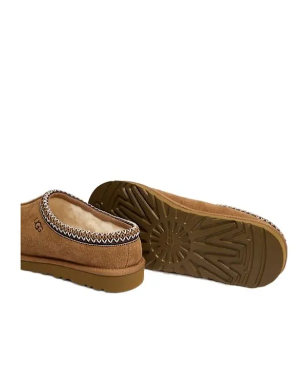 UGG Embroidered Trim Slippers