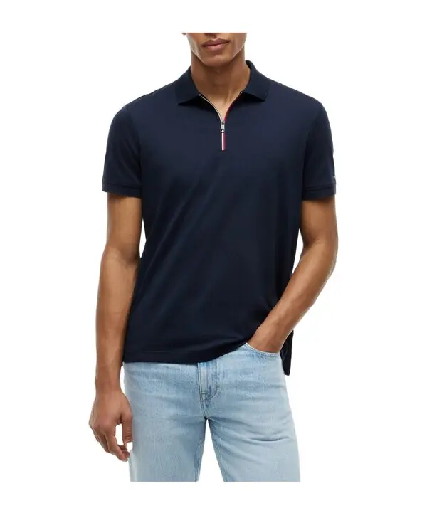 Tommy Hilfiger Solid Color Polo Shirt