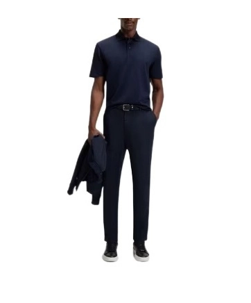 Hugo Boss Plaid Cotton Polo T-shirt