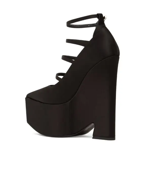Versace Mules With Block Heel And Straps
