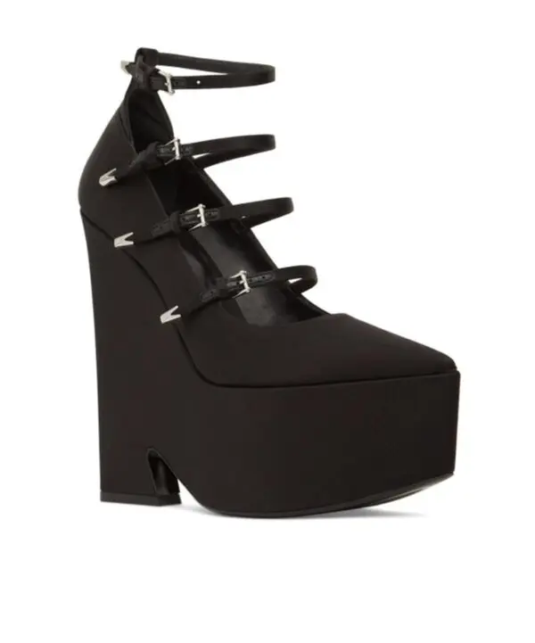 Versace Mules With Block Heel And Straps
