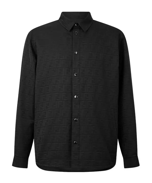 Fendi Ff Nylon Overs Sn64 - Black