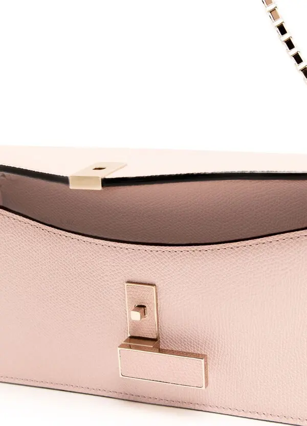 VALEXTRA Goldtoned Singlehandle Bag
