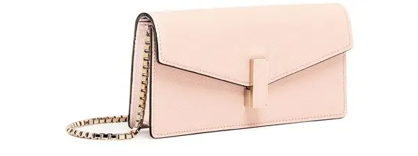 VALEXTRA Goldtoned Singlehandle Bag
