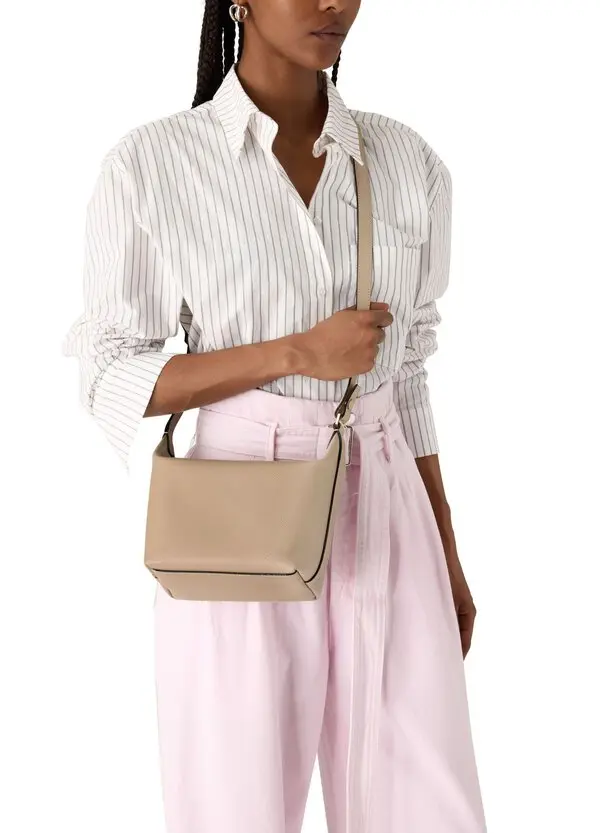 VALEXTRA Singlehandle Crossbody Bag - Nude