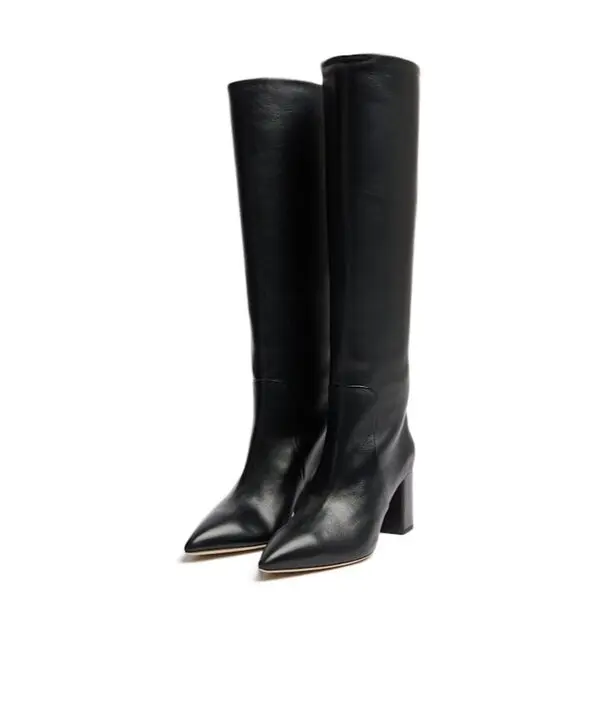 Paris Texas Knee-high Boots With Square Heel