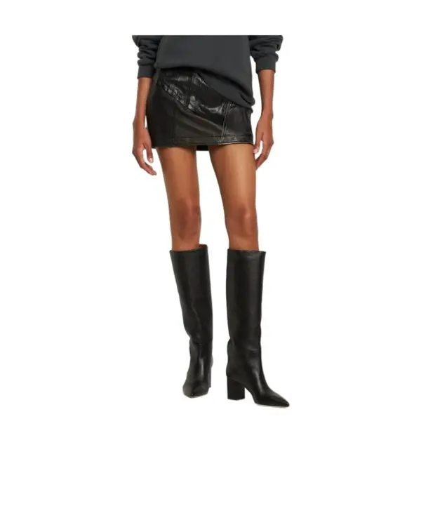 Paris Texas Knee-high Boots With Square Heel