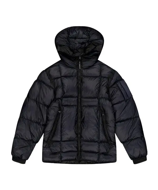 C.P. COMPANY Dd Shell Short Puffer Jacket - Black