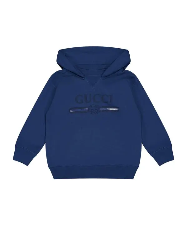 Gucci Longsleeve Hooded Sweatshirt - Blue