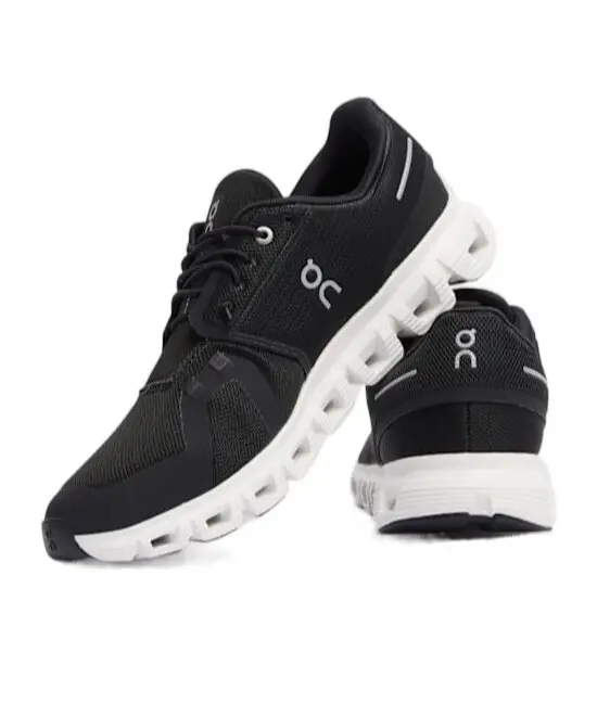 On Cloud 6 Casual Sneakers - Black