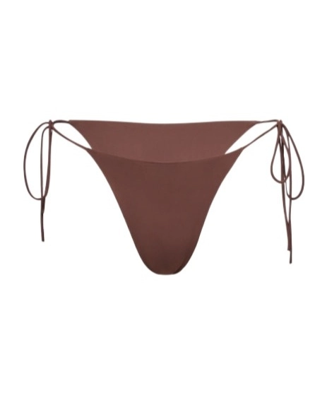 Magda Butrym Low Rise Bikini Bottoms With Side Self-tie Closures - Red