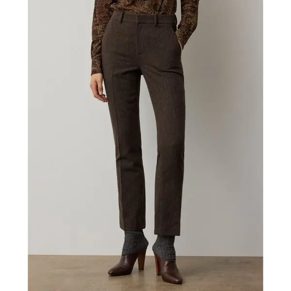 Ralph Lauren Andrey Striped Herringbone Pant