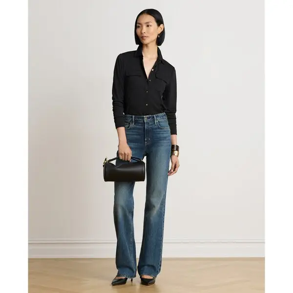 Ralph Lauren Stretch Jersey Shirt - Black