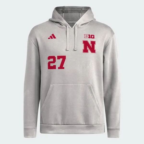 Adidas Fleece Hood Medium Grey Heather