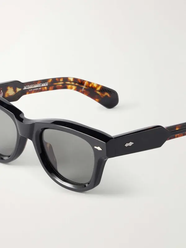 JACQUES MARIE MAGE Kinshasa Muhammad Ali D-frame Acetate Sunglasses
