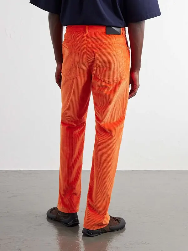 Loewe Straight-leg Cotton-corduroy Trousers