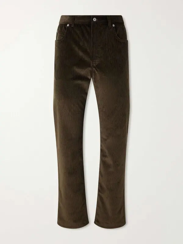 Loewe Straight-leg Cotton-corduroy Trousers