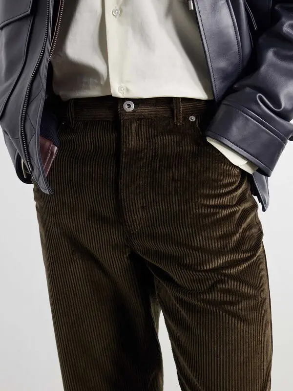Loewe Straight-leg Cotton-corduroy Trousers
